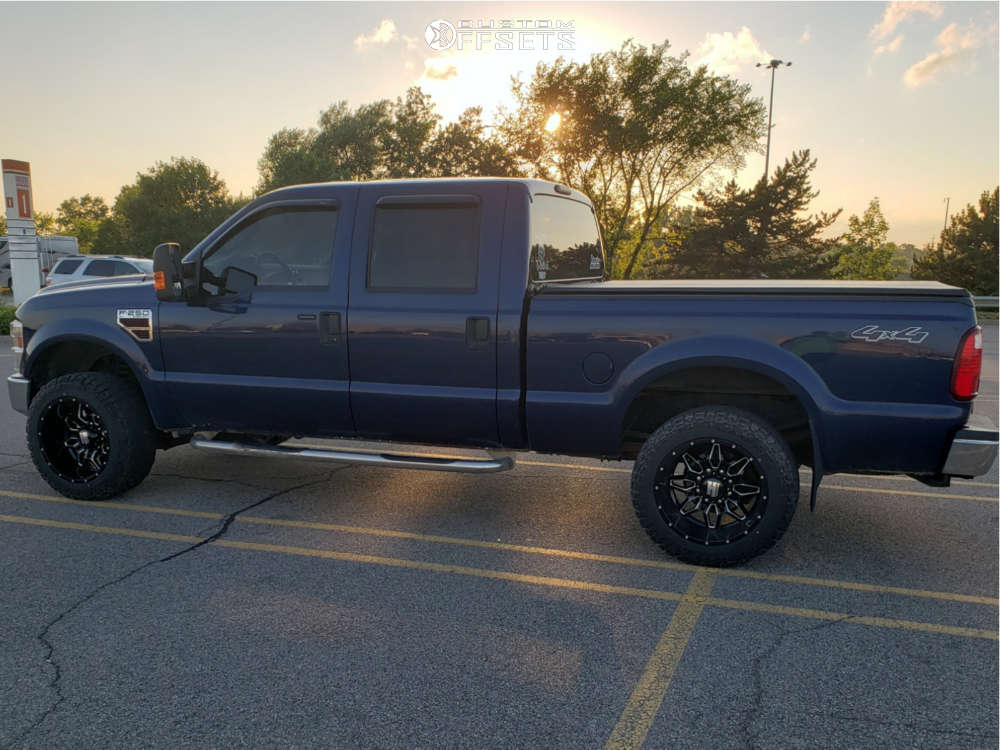 2008 Ford F-250 Super Duty with 20x12 -44 Havok H109 and 33/12.5R20 ...