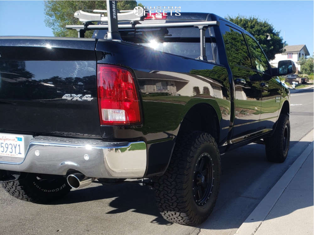 2016 Ram 1500 with 18x9 0 Alloy Ion Style 134 and 35/12.5R18 BFGoodrich ...