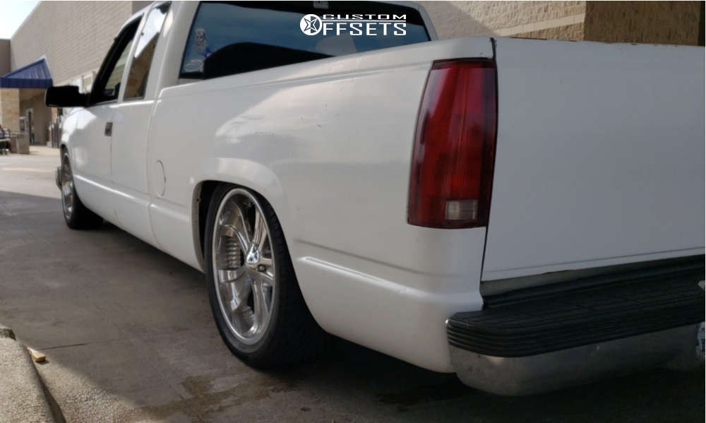 1992 Chevrolet C1500 with 20x8.5 10 Boss 312 and 245/45R20 Venezia ...