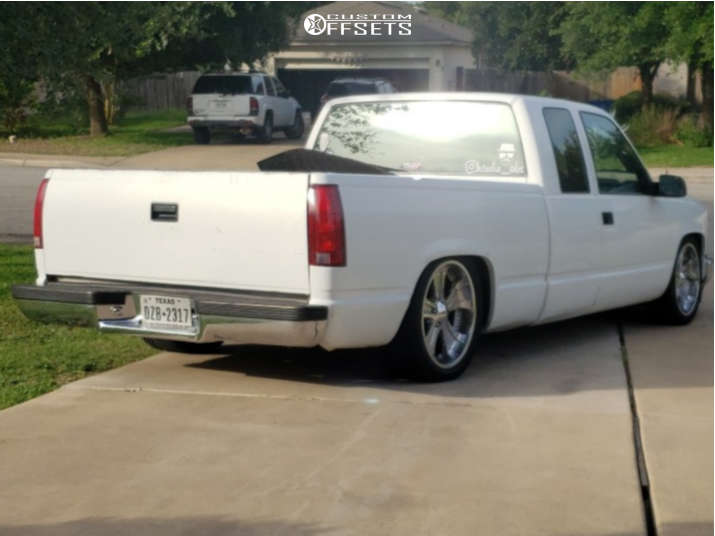 1992 Chevrolet C1500 with 20x8.5 10 Boss 312 and 245/45R20 Venezia ...