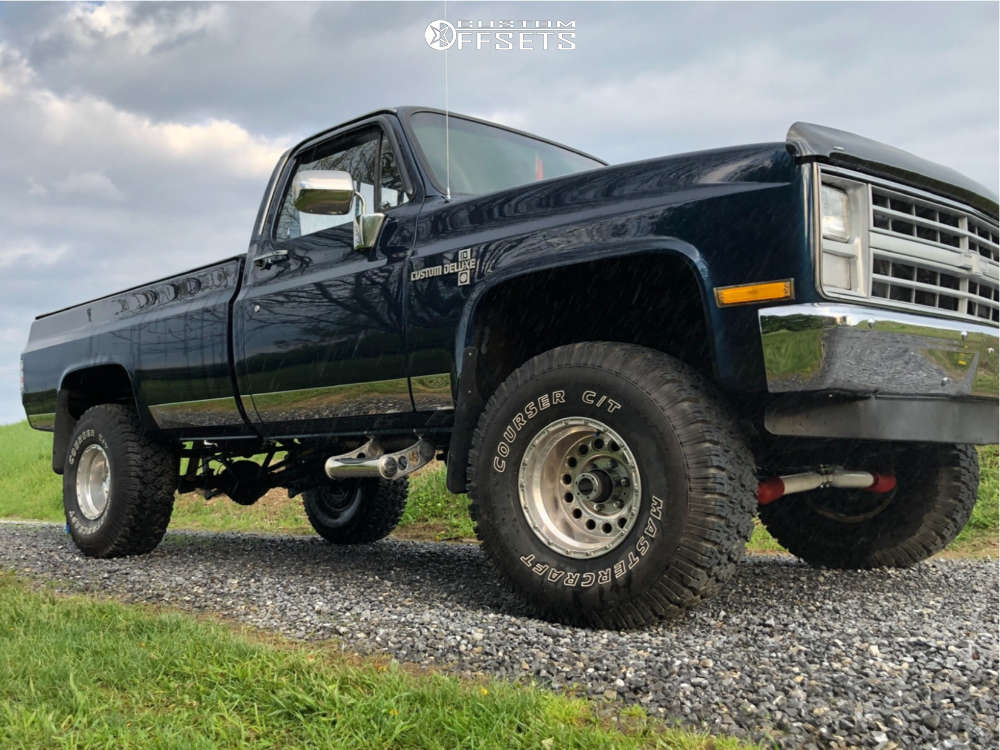 1987 Chevrolet K10 Pickup with 15x10 -43 USA Forged 505 and 35/12.5R15 ...