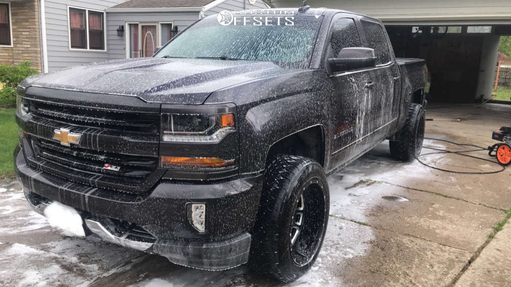 2016 Chevrolet Silverado 1500 with 20x12 -44 XD Xd828 and 305/50R20 ...