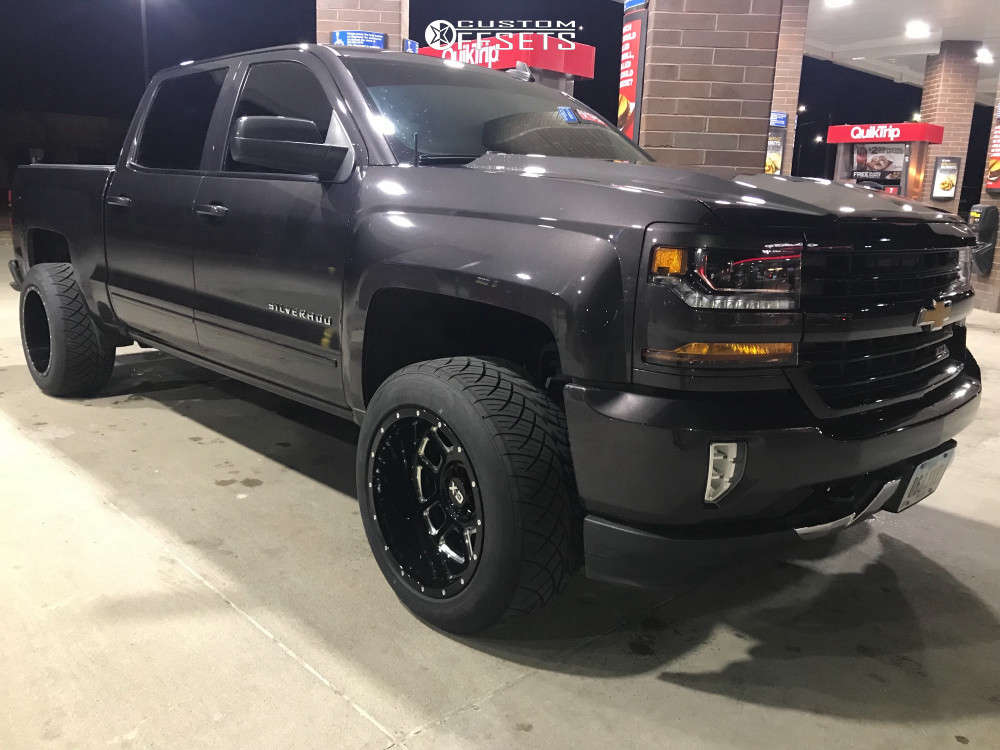 2016 Chevrolet Silverado 1500 with 20x12 -44 XD Xd828 and 305/50R20 ...