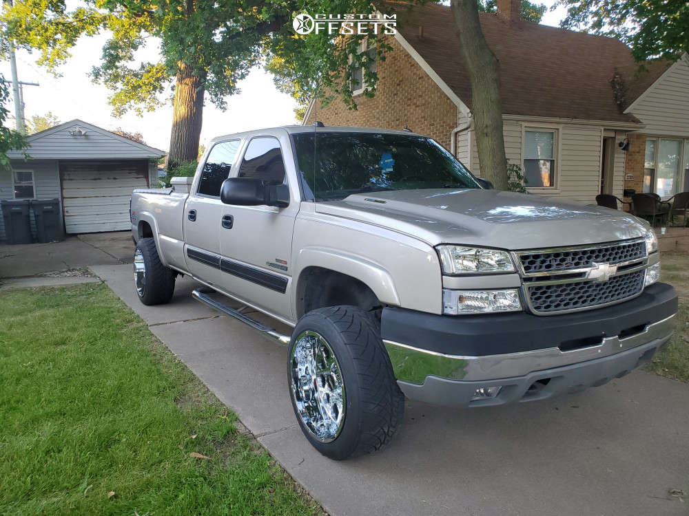 2005 Chevrolet Silverado 2500 HD with 22x12 -52 Vision Rocker and 305 ...