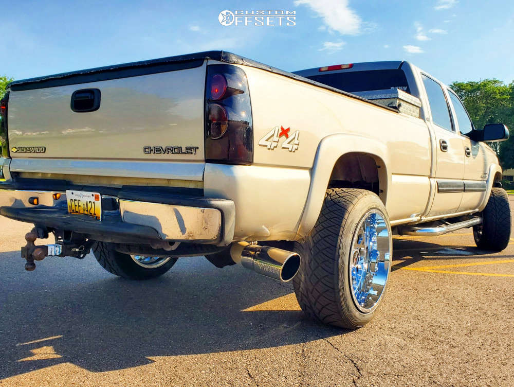 2005 Chevrolet Silverado 2500 HD with 22x12 -52 Vision Rocker and 305 ...