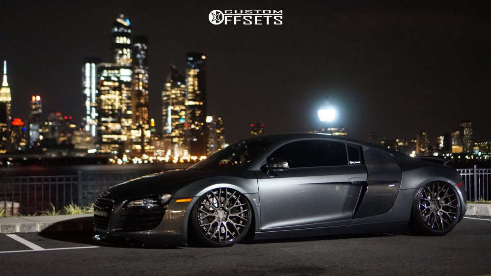 2009 Audi R8 with 20x9 35 Signature Wheel SV305s and 245/20R20 Michelin ...