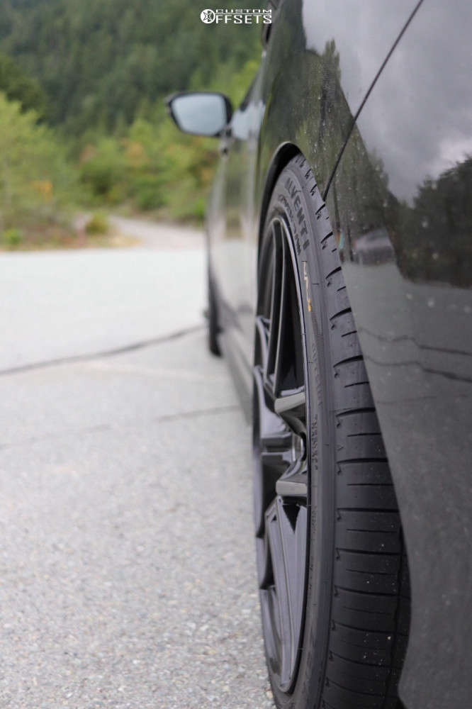 2018 Honda Civic with 18x8.5 35 Enkei Ty5 and 235/40R18 Zeta Alventi ...