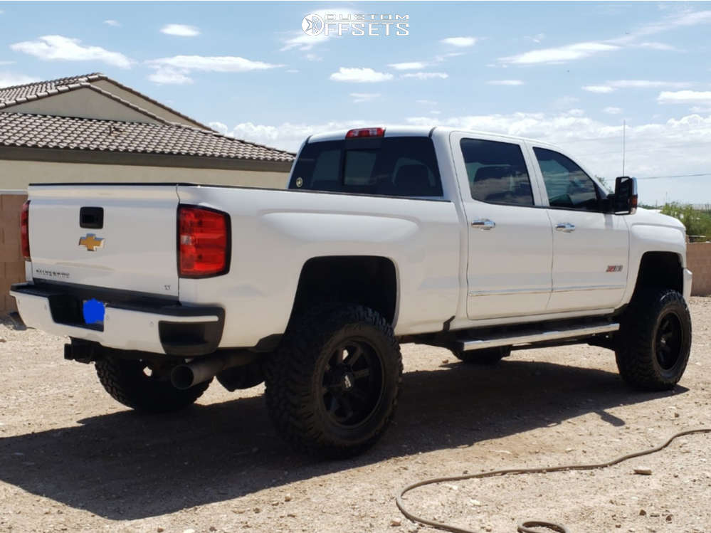 2016 Chevrolet Silverado 3500 HD with 20x12 -44 Moto Metal Mo984 and 37 ...
