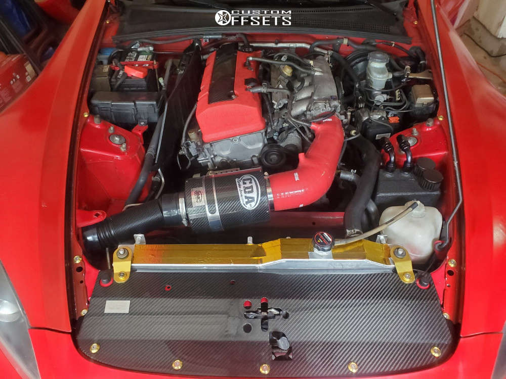 2001 Honda S2000 with 17x9 30 Konig Hypergram and 255/45R17 Riken ...