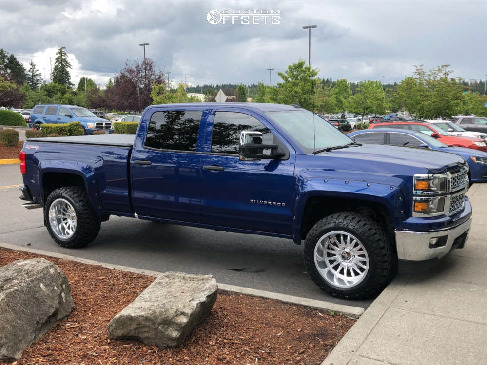 2014 Chevrolet Silverado 1500 with 20x12 -51 Cali Offroad Summit and 33 ...