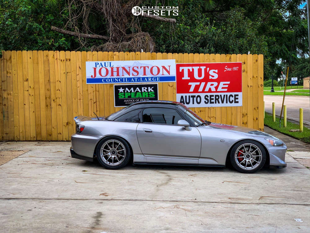 2005 Honda S2000 with 17x8 35 AVID1 AV27 and 215/45R17 Falken Azenis Rt ...