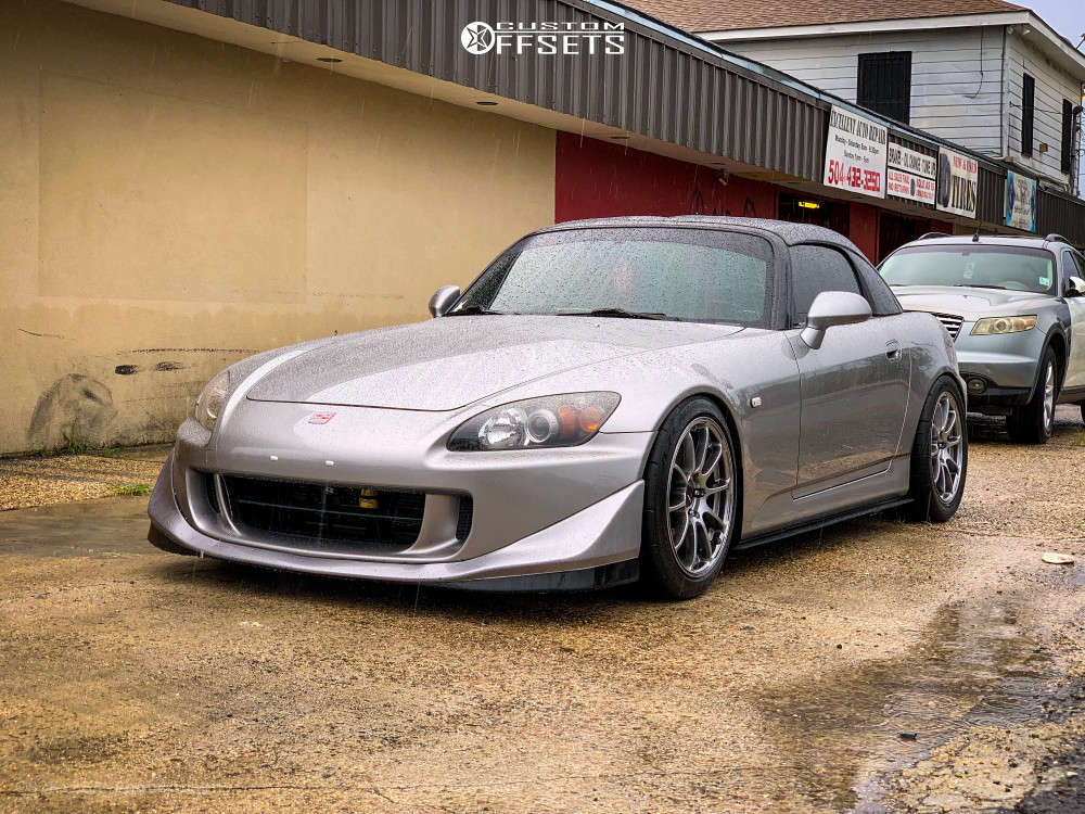 2005 Honda S2000 with 17x8 35 AVID1 AV27 and 215/45R17 Falken Azenis Rt ...