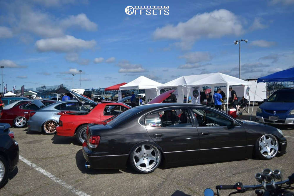 2004 Lexus GS300 with 19x11 5 Weds Bazreia and 235/30R19 Federal 595 ...