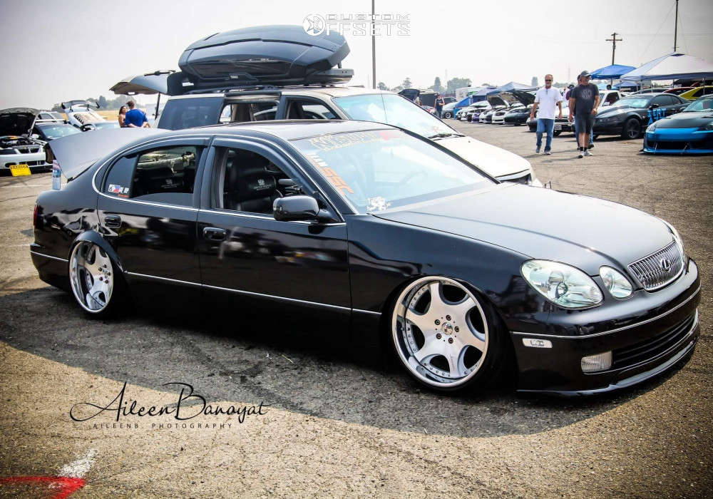 2004 Lexus GS300 with 19x11 5 Weds Bazreia and 235/30R19 Federal 595 ...