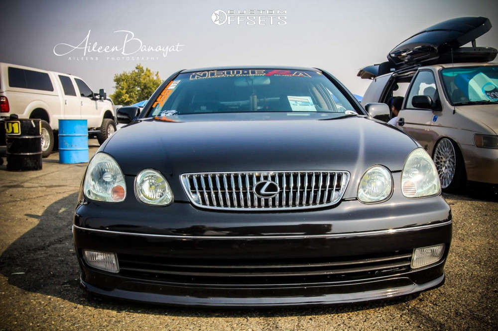 2004 Lexus GS300 with 19x11 5 Weds Bazreia and 235/30R19 Federal 595 ...