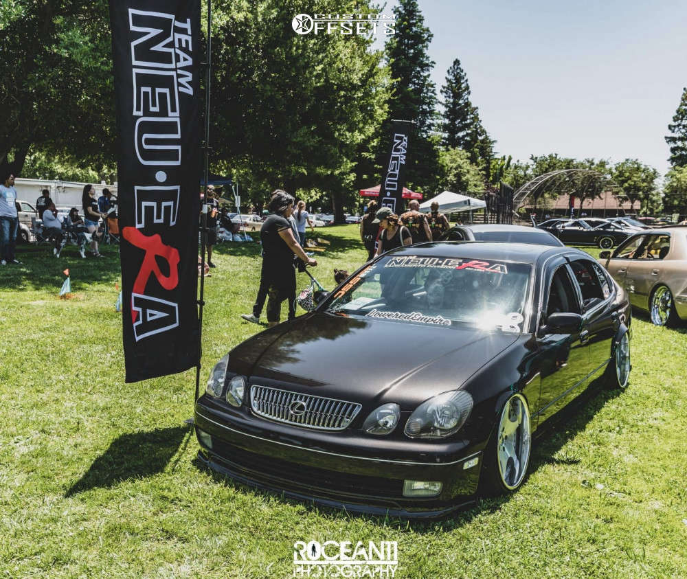 2004 Lexus GS300 with 19x11 5 Weds Bazreia and 235/30R19 Federal 595 ...