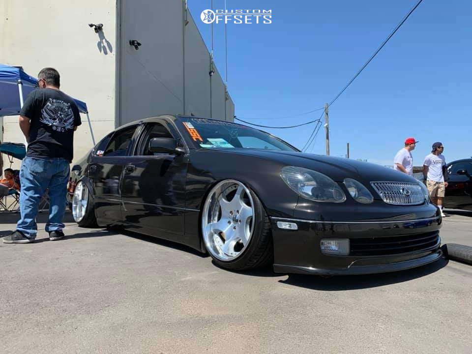 2004 Lexus GS300 with 19x11 5 Weds Bazreia and 235/30R19 Federal 595 ...