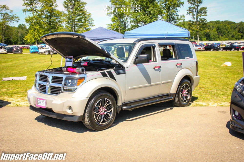2009 Dodge Nitro with 17x7.5 45 Enkei Cuv and 245/75R17 Michelin ...