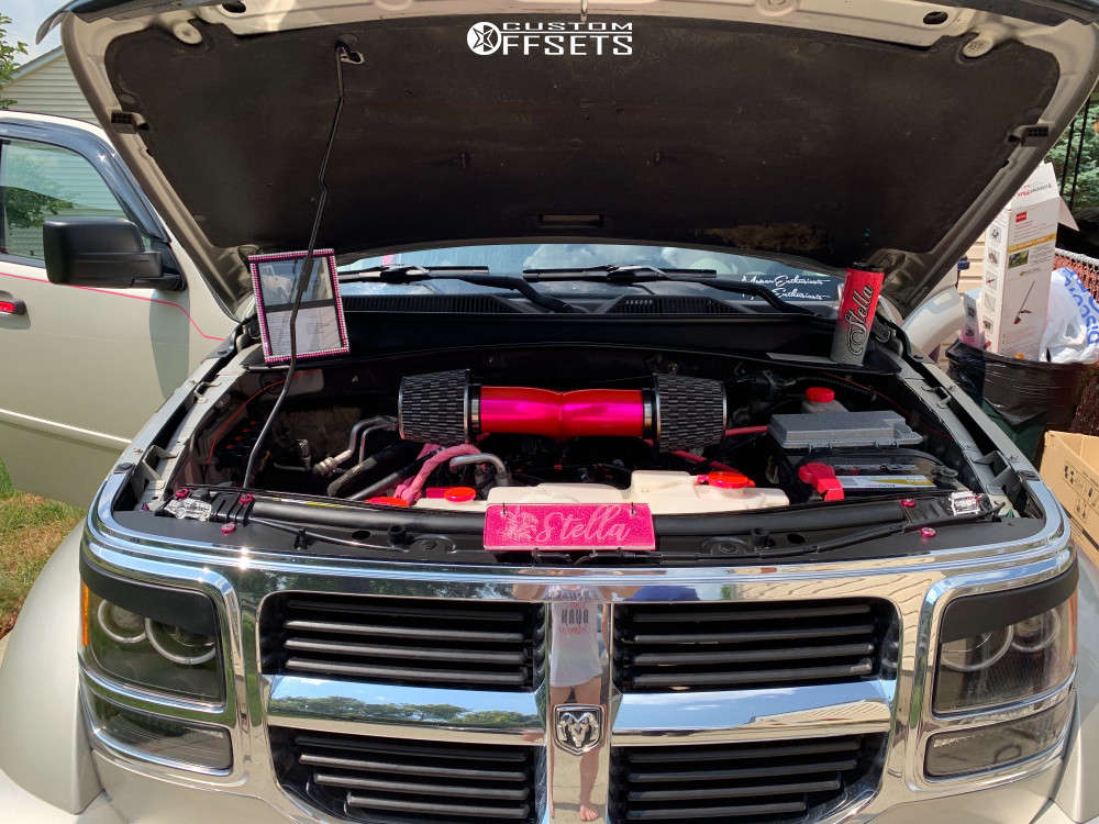 2009 Dodge Nitro with 17x7.5 45 Enkei Cuv and 245/75R17 Michelin ...