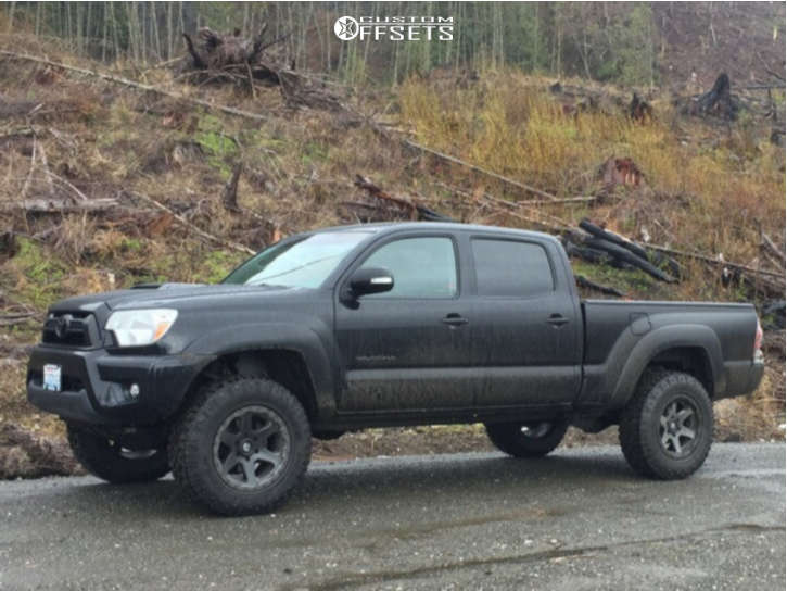 2013 Toyota Tacoma with 18x9 1 Fuel Ripper and 275/55R18 Goodyear ...