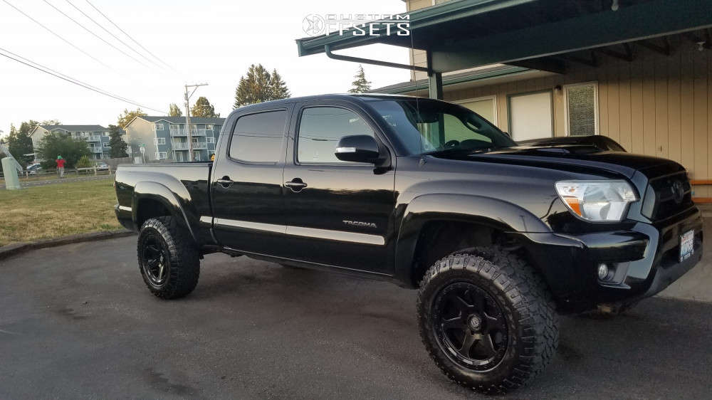 2013 Toyota Tacoma with 18x9 1 Fuel Ripper and 275/55R18 Goodyear ...