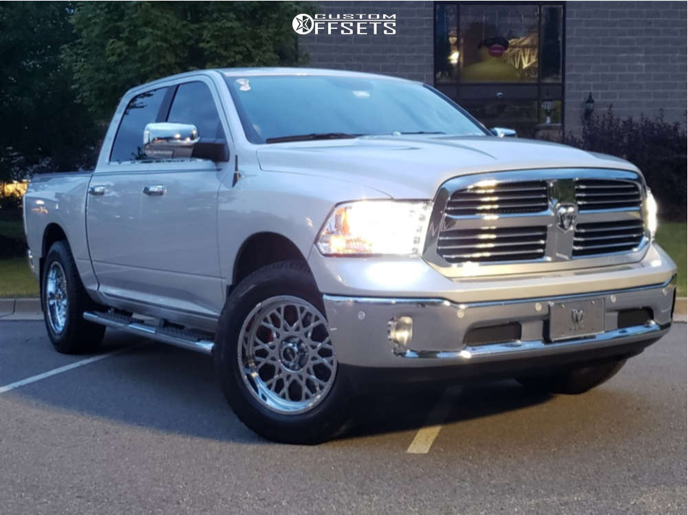 2018 Ram 1500 with 20x9 12 Vision Rocker and 305/55R20 Cooper ...