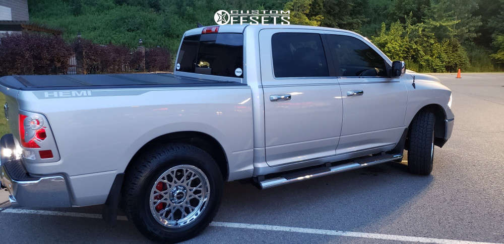 2018 Ram 1500 with 20x9 12 Vision Rocker and 305/55R20 Cooper ...