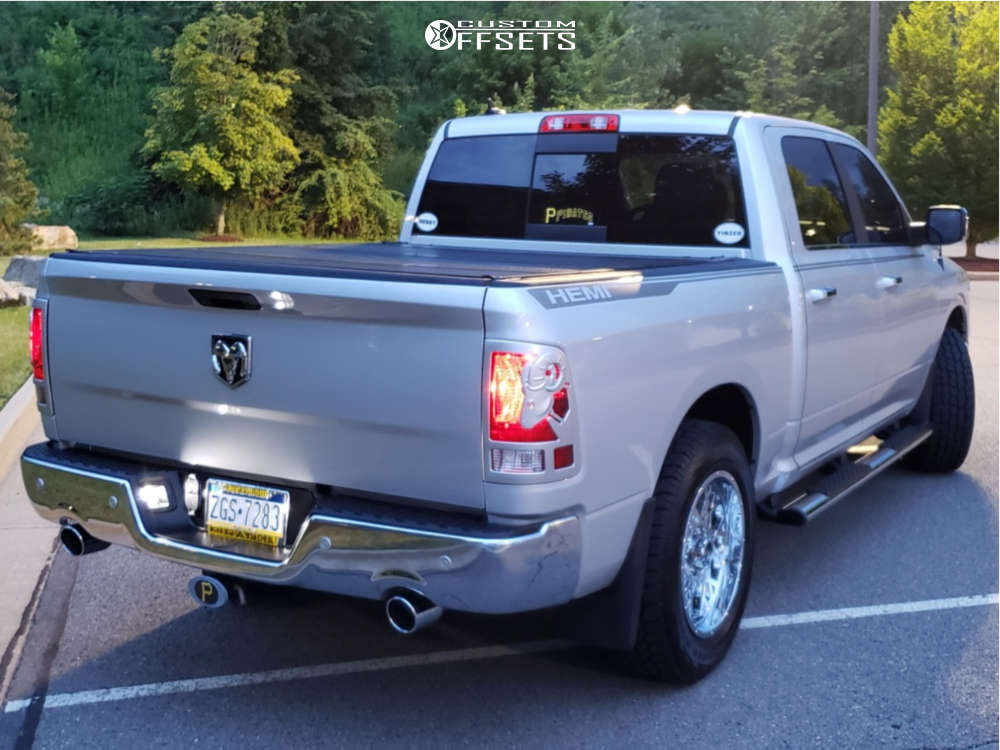 2018 Ram 1500 with 20x9 12 Vision Rocker and 305/55R20 Cooper ...