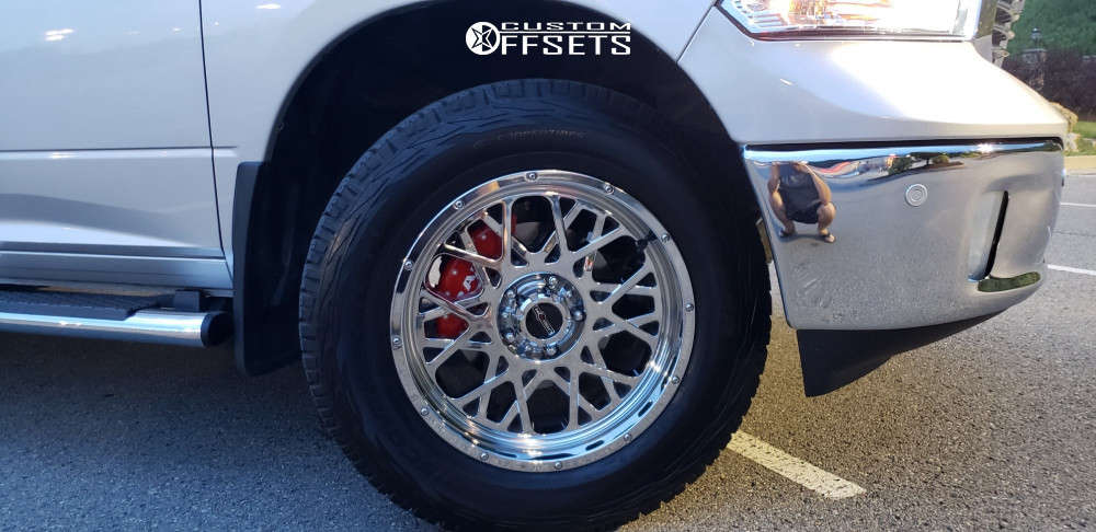 2018 Ram 1500 with 20x9 12 Vision Rocker and 305/55R20 Cooper ...