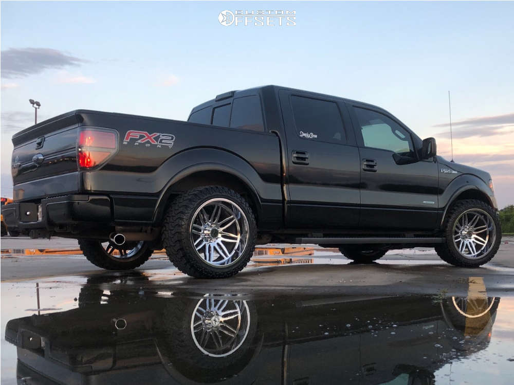 2014 Ford F-150 with 22x12 -44 Xtreme Force Xf5 and 33/12.5R22 Mark Ma ...