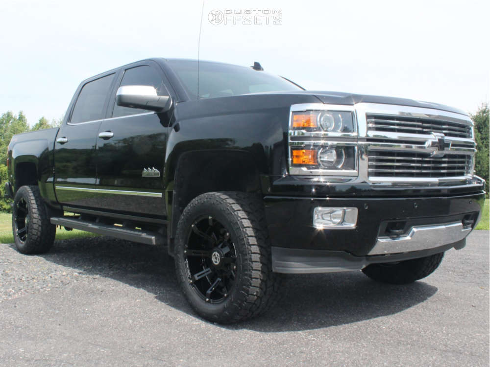 2015 Chevrolet Silverado 1500 with 20x10 -24 Anthem Off-Road Defender ...