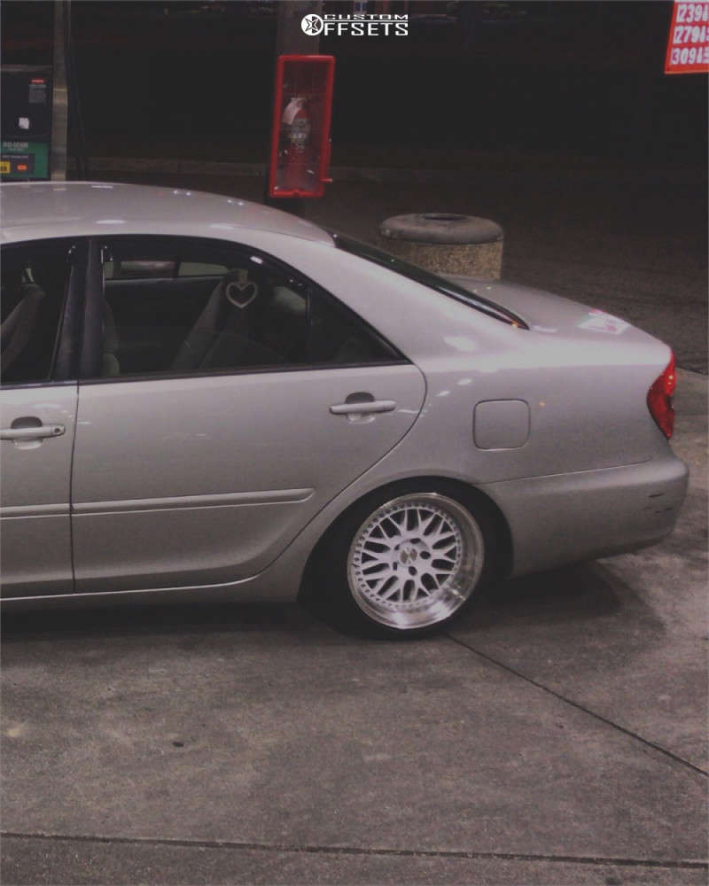 2004 Toyota Camry with 17x8.5 30 ESR Sr01 and 215/40R17 Nitto Neo Gen ...