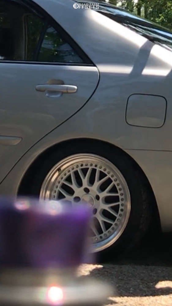 2004 Toyota Camry with 17x8.5 30 ESR Sr01 and 215/40R17 Nitto Neo Gen and Coilovers | Custom Offsets