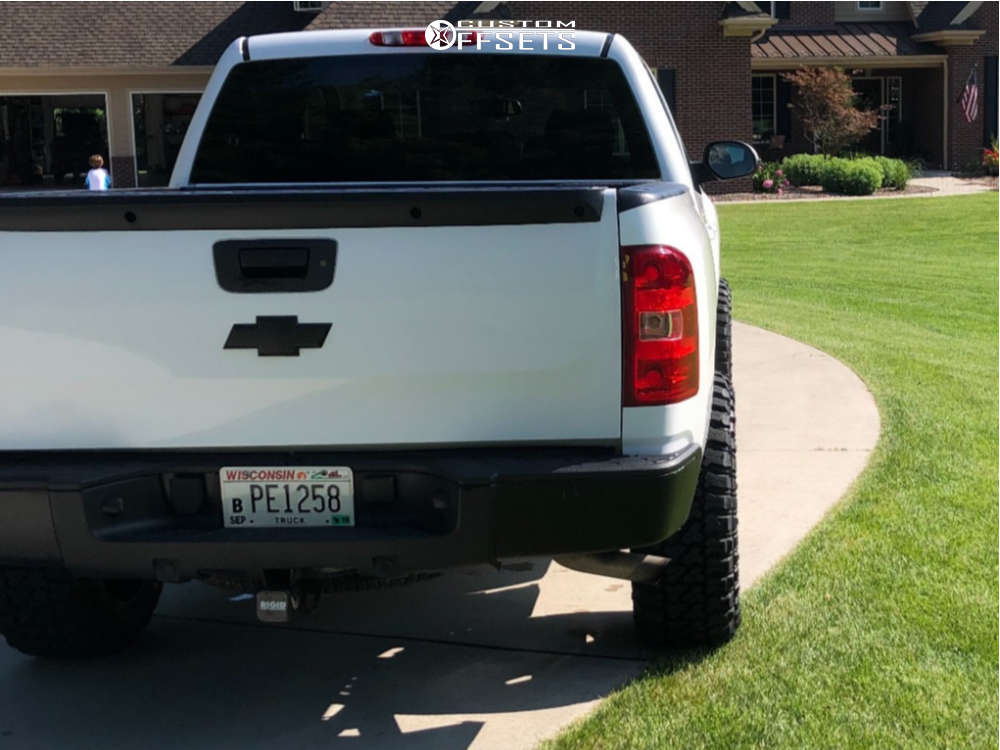 2011 Chevrolet Silverado 1500 with 20x10 -24 Fuel Hostage and 33/12 ...