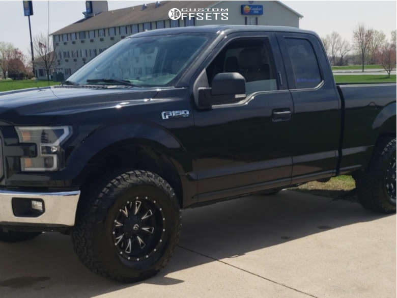 2015 Ford F-150 with 18x10 -12 Fuel Throttle and 35/12.5R18 BFGoodrich ...