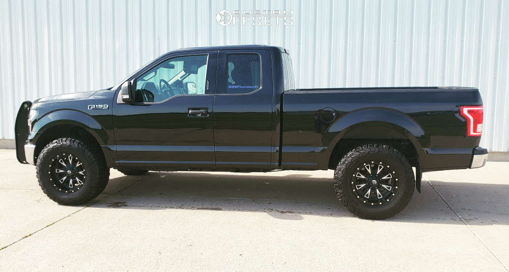 2015 Ford F-150 with 18x10 -12 Fuel Throttle and 35/12.5R18 BFGoodrich ...