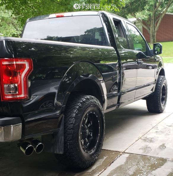 2015 Ford F-150 with 18x10 -12 Fuel Throttle and 35/12.5R18 BFGoodrich ...