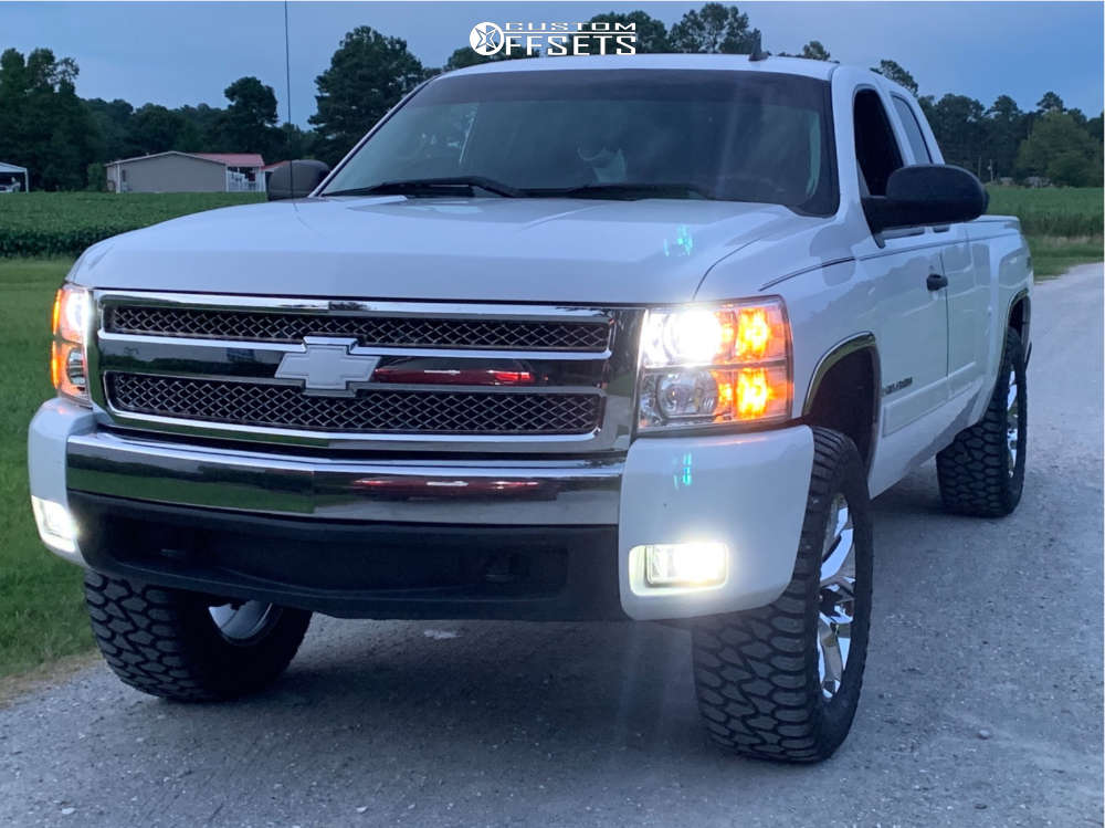 2008 Chevrolet Silverado 1500 with 20x9 24 OE Performance 169 and 35/12 ...