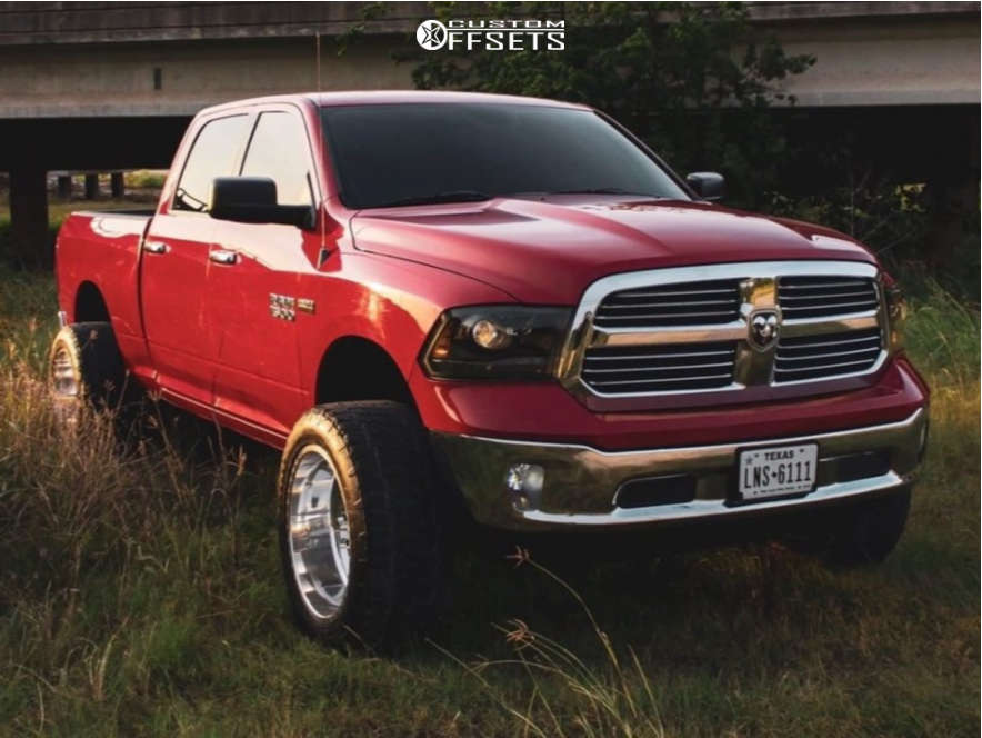 2018 Dodge Ram 1500 with 22x12 -51 Fuel Forged Ff17 and 325/50R22 Nitto ...
