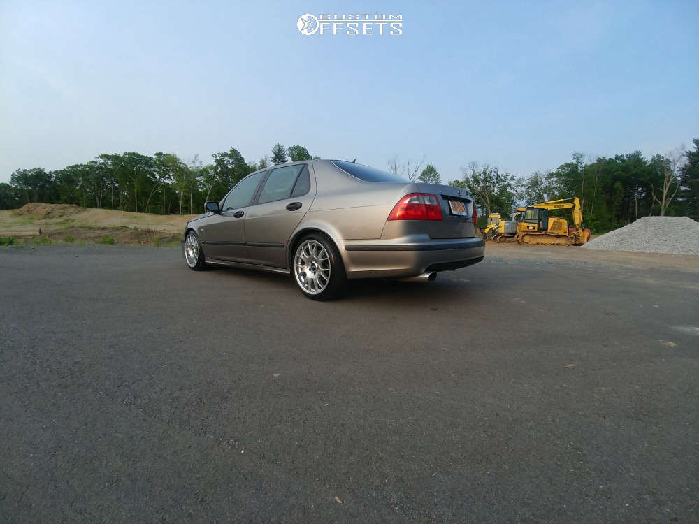 2005 Saab 9-5 with 18x8.5 38 BBS Ch and 225/40R18 Ohtsu Fp7000 and ...