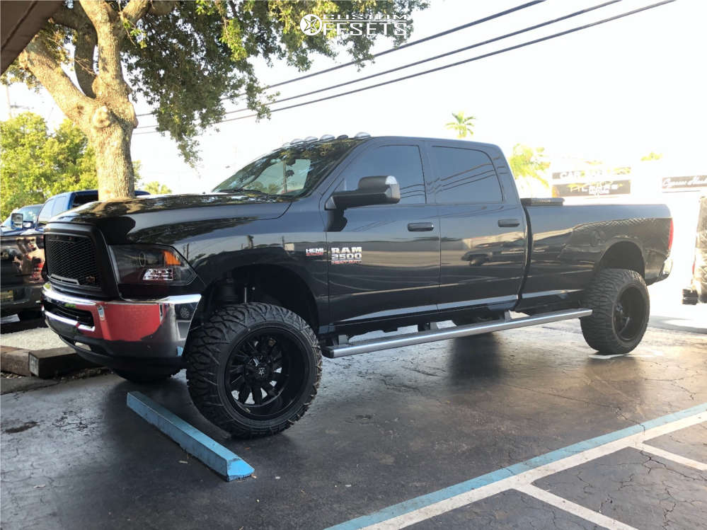 2018 Ram 2500 with 22x12 -44 RBP 74r and 35/12.5R22 Tri-Ace Pioneer M/t and Suspension Lift 3 ...