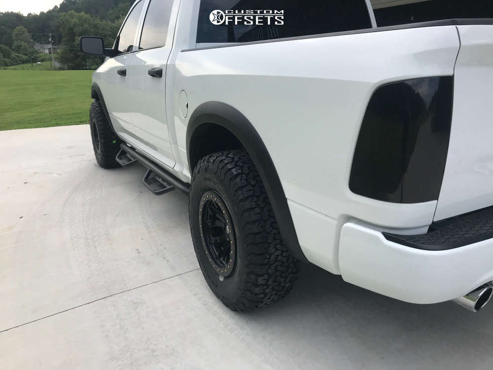 2017 Ram 1500 with 17x9 -38 Dirty Life DT-1 and 315/70R17 BFGoodrich ...
