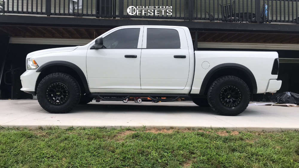 2017 Ram 1500 with 17x9 -38 Dirty Life DT-1 and 315/70R17 BFGoodrich ...