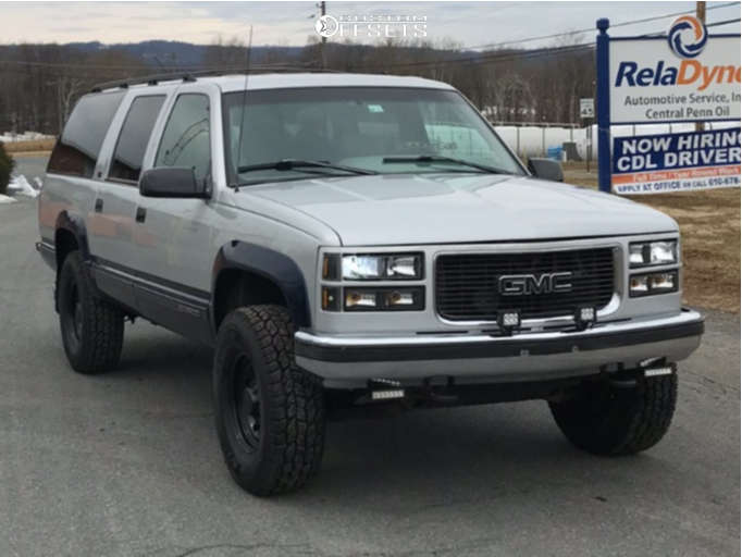 1996 GMC K2500 Suburban with 16x7 0 Vision Soft 8 and 285/75R16 Cooper ...