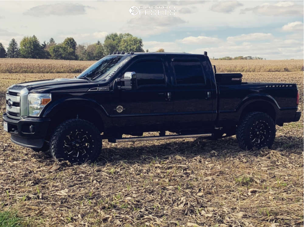2015 Ford F-250 Super Duty with 20x10 -18 Fuel Cleaver and 35/12.5R20 ...