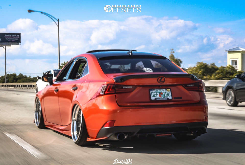 2016 Lexus IS350 with 20x9.5 28 Fpf-Fortis Precision Forged HD-1 and ...