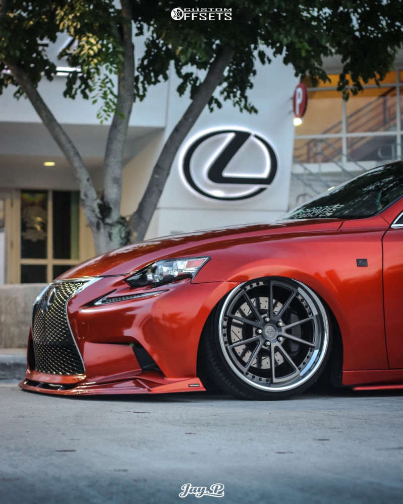 2016 Lexus IS350 with 20x9.5 28 Fpf-Fortis Precision Forged HD-1 and ...