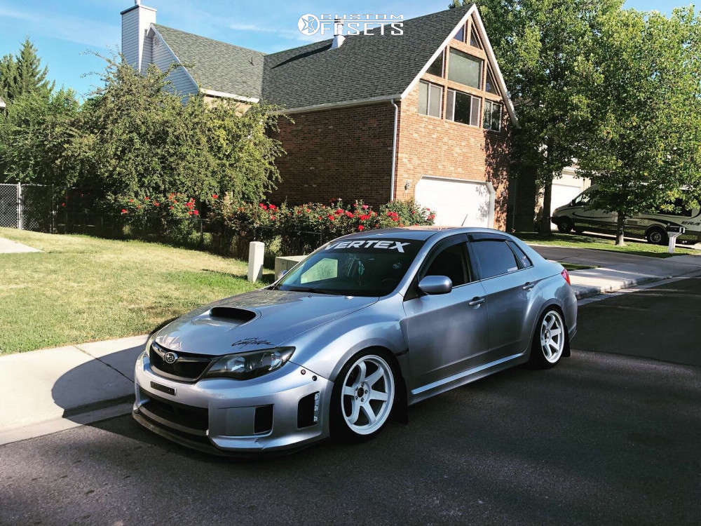 2013 Subaru WRX with 18x9.5 38 Rota Grid and 235/40R18 Lionhart and ...