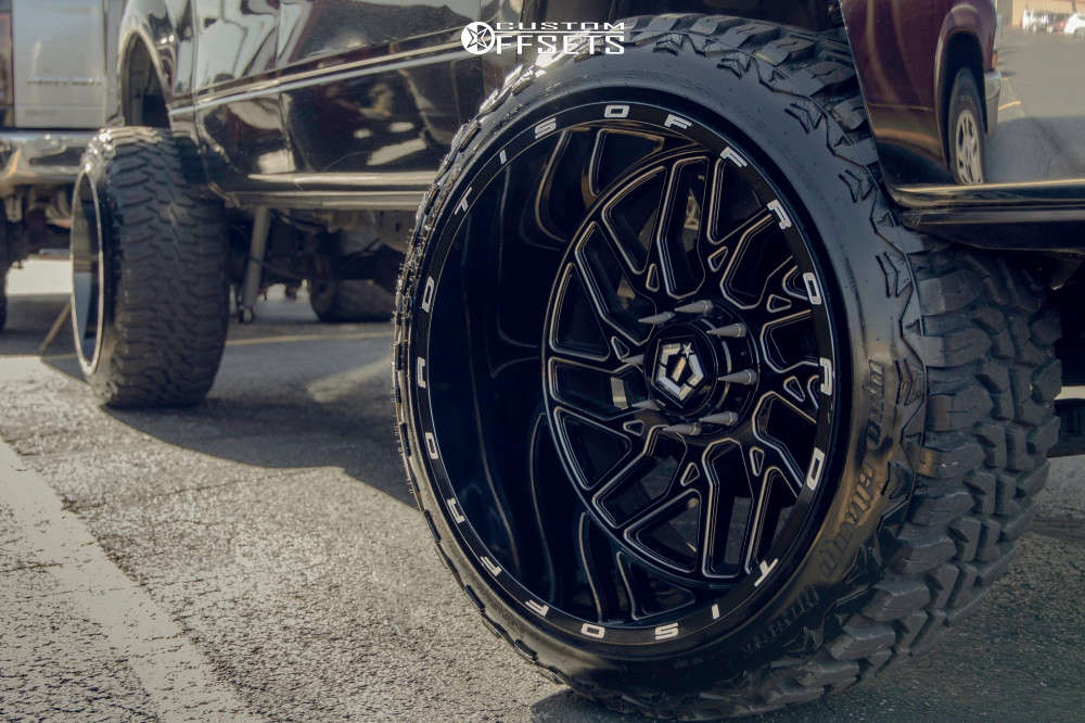 2014 Ford F-150 with 26x14 -76 TIS 544B and 37/13.5R26 RBP Repulsor Mt ...