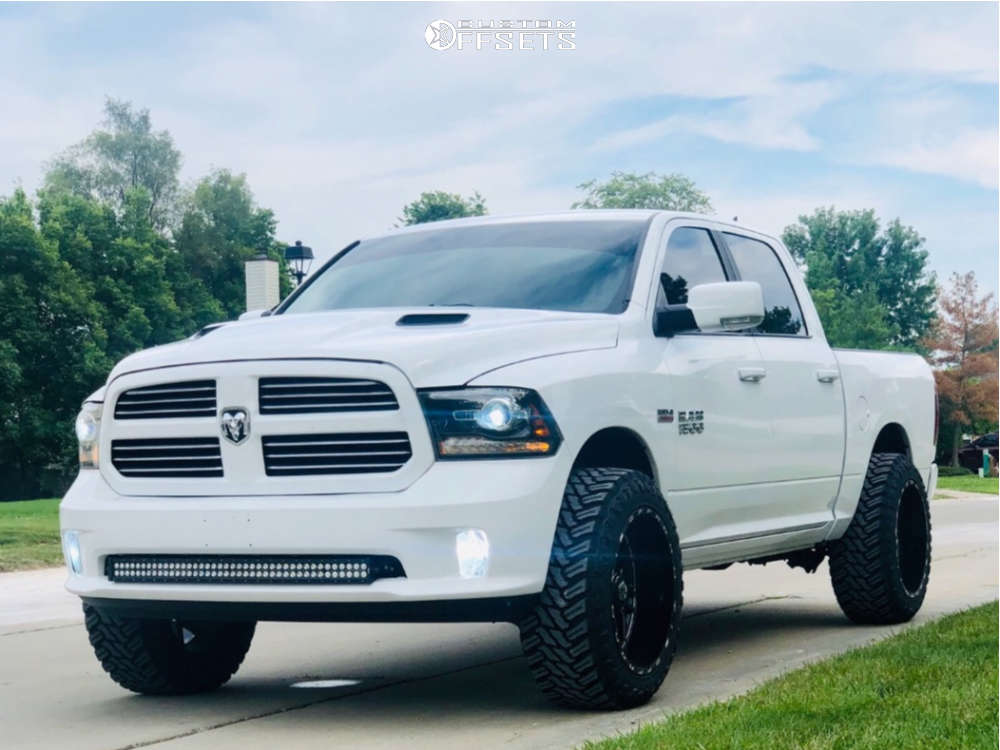 2013 Ram 1500 with 22x12 -44 TIS 544BM and 35/12.5R22 Atturo Trail ...